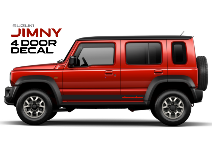 Suzuki Jimny 4 Door Decals - Retro Logo – FUSE DESIGN