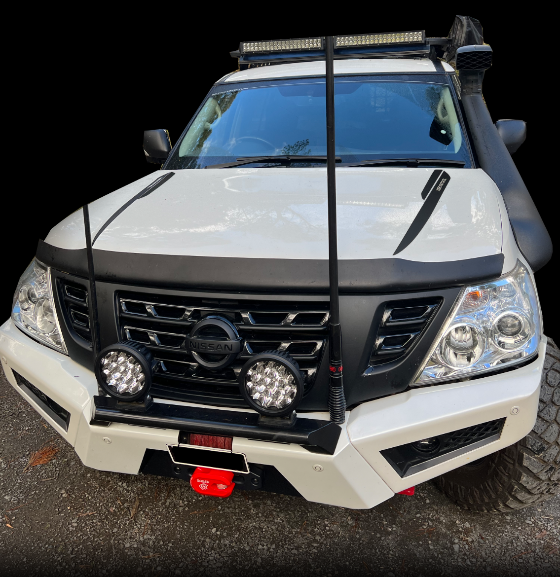 Patrol Y62 Series 1-4 Bonnet Decals - Custom Text – FUSE DESIGN